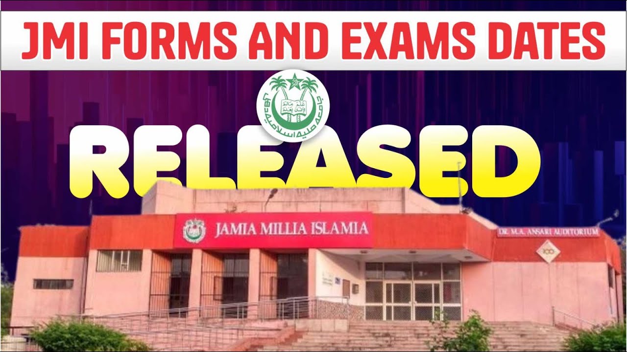 JMI Forms and Dates Released | JAMIA School Admission | 6th 9th and ...