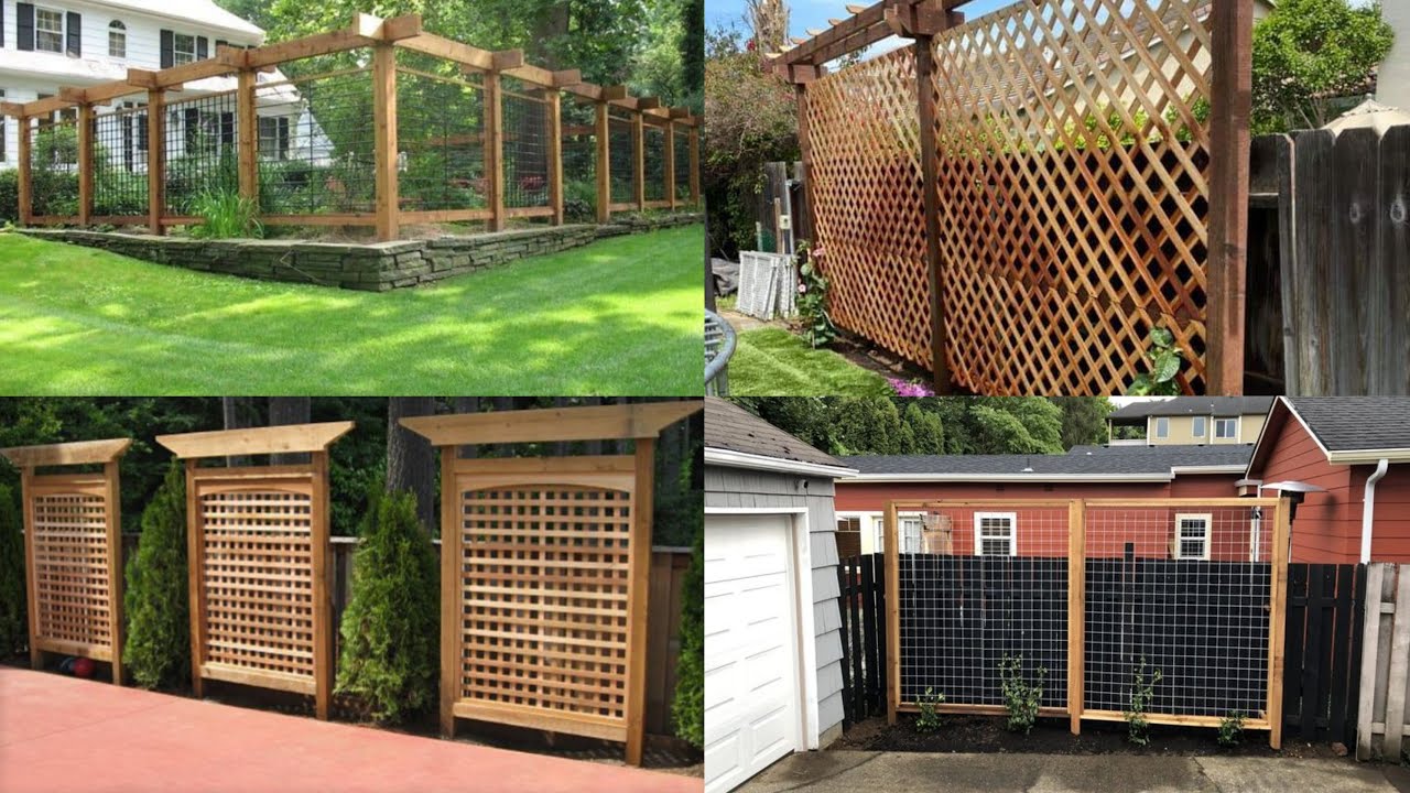 Cheap Privacy Fence ideas for Backyard Trellis | Cheap Privacy Fence ...