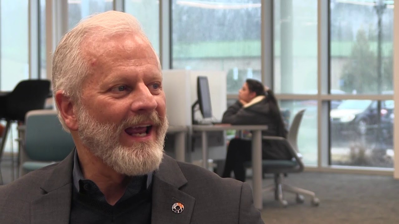 York Tech president discusses new learning commons building - YouTube