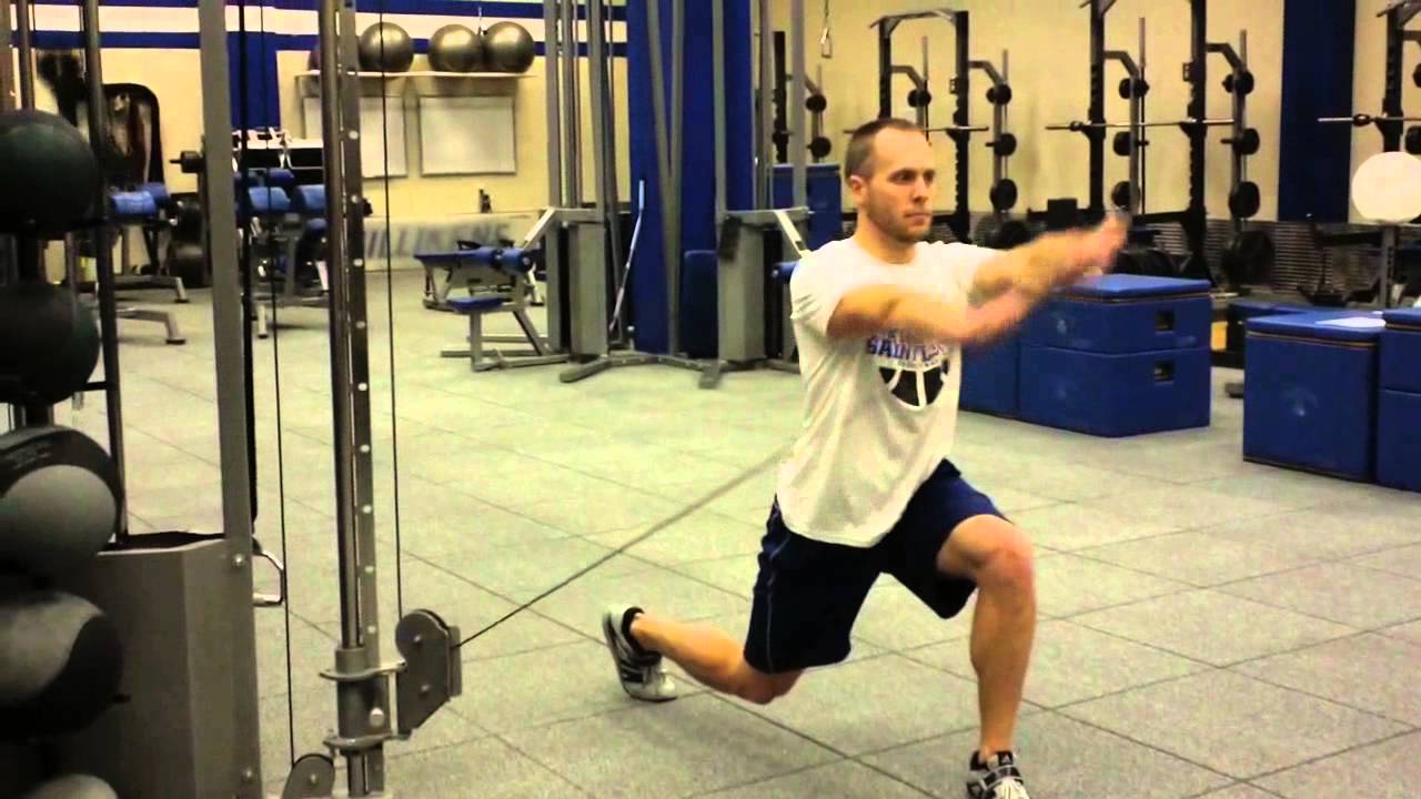 Split Stance Cable Lift - YouTube
