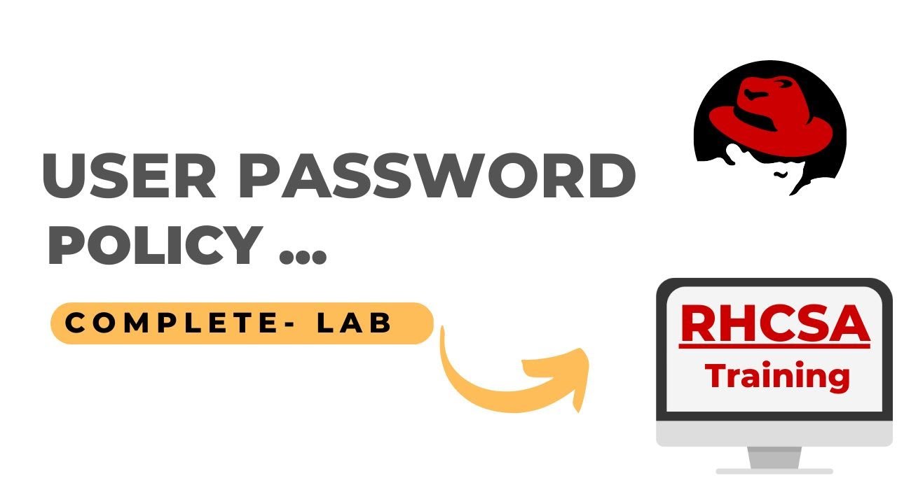 User Password Policy in Linux on RHEL 8 Server ? with labs - YouTube