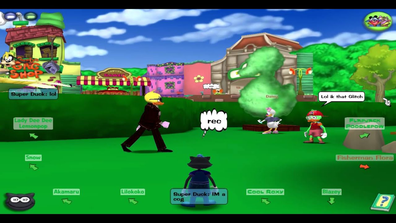Toontown Cog in the playground! - YouTube