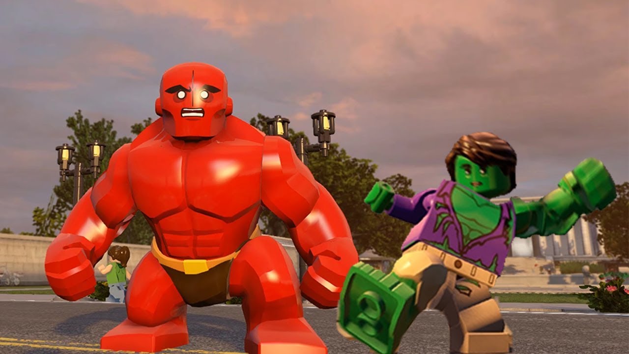 LEGO Hulk (Transformation) VS Hulk Killer (Full Fight) - Lego Marvel's ...
