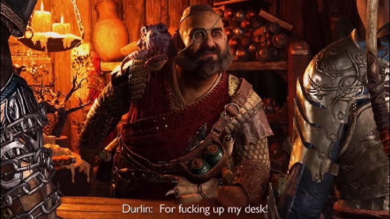 God of War Ragnarok Durlin Introductory Dialogue - YouTube
