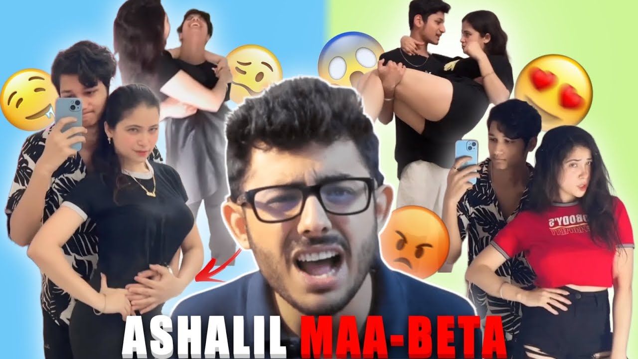 Ashalil Maa Beta 🤤 || Carryminati Roast Ashalil Maa Beta || Maa Beta S ...