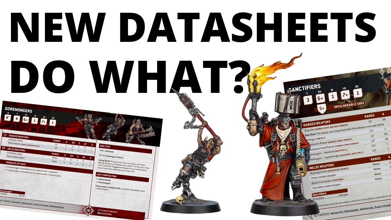 40K Rules Update - New Datasheets for World Eaters and Sisters Unveiled ...