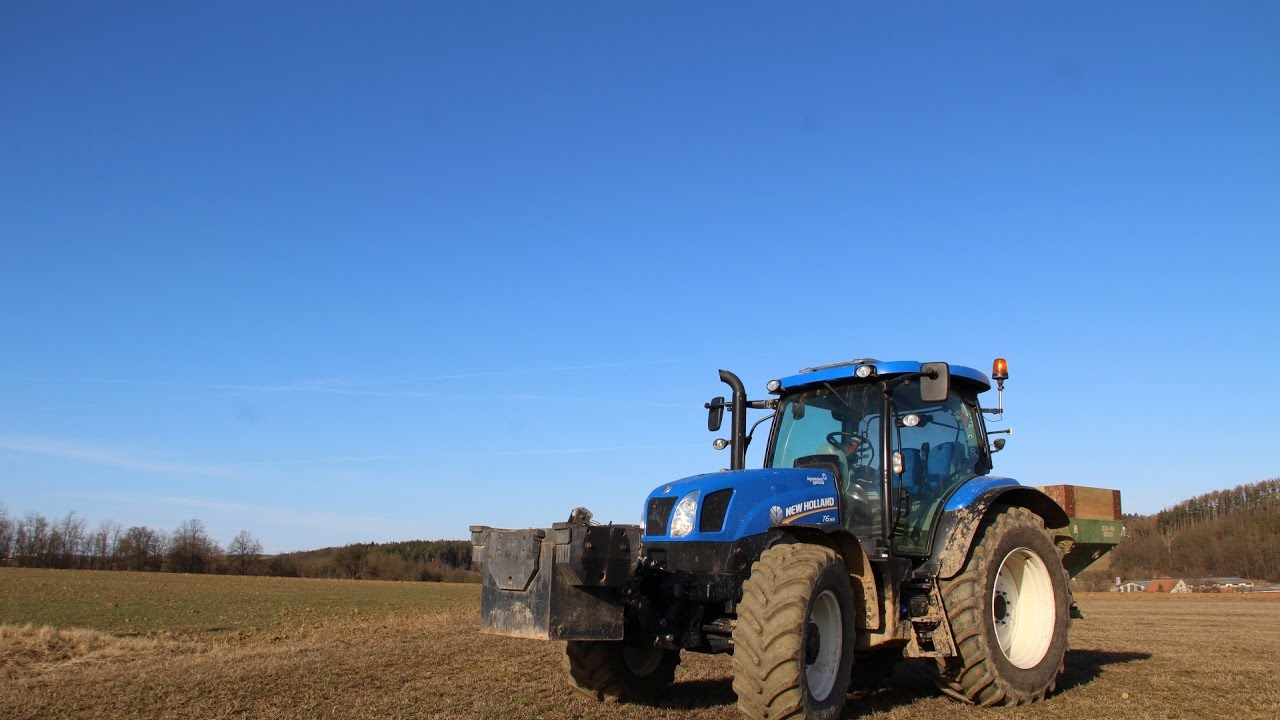 New Holland T6.165 | on the road | sound - YouTube