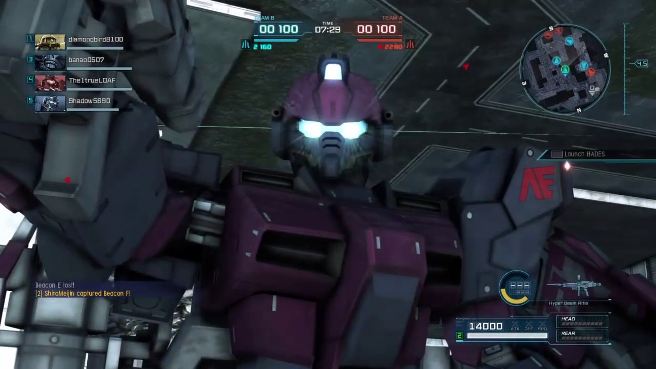 MOBILE SUIT GUNDAM BATTLE OPERATION 2 Pale Rider Space Type Derelict ...