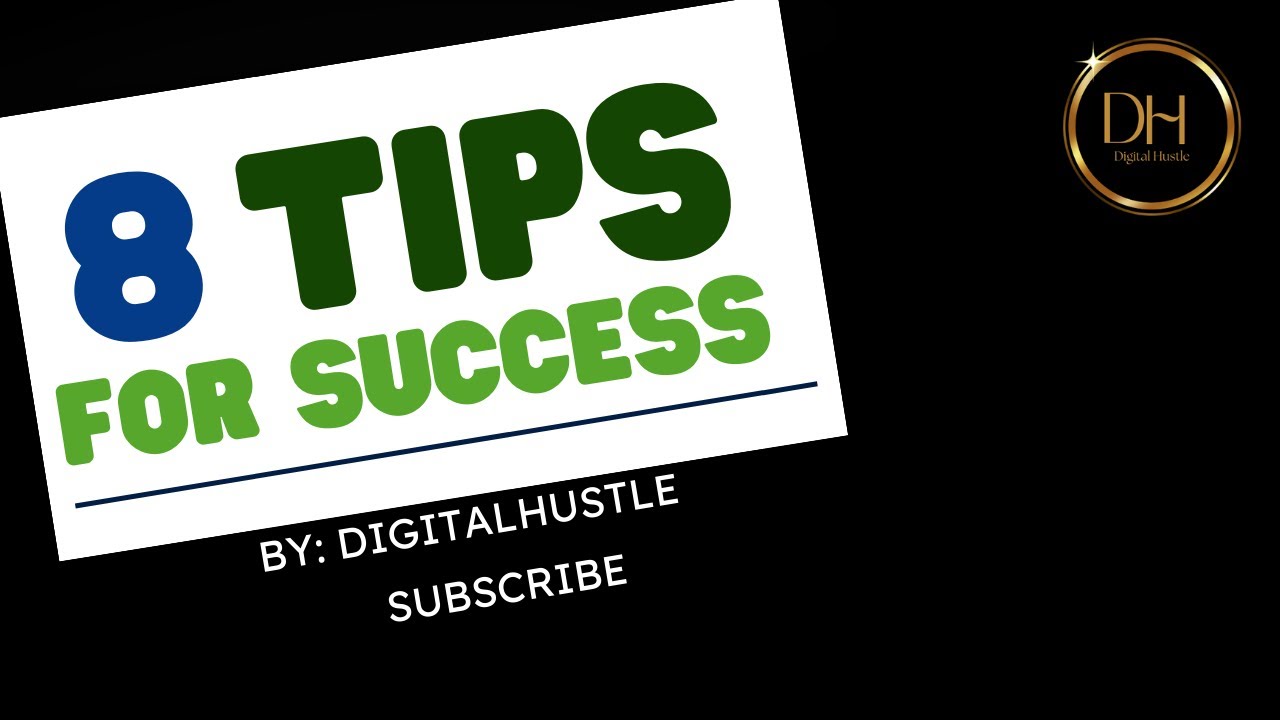 8 SUCESS TIPS FOR ANYBOY WHO WANT TO SUCEED - YouTube