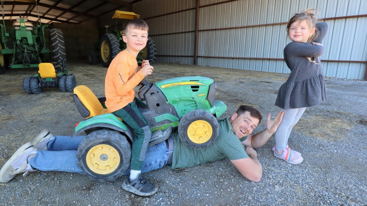 Using tractors on the farm to crush things compilation | Tractors for ...