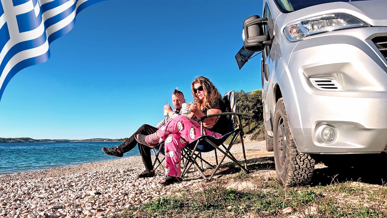 BEST KEPT SECRET GREEK BEACHES by camper van - YouTube