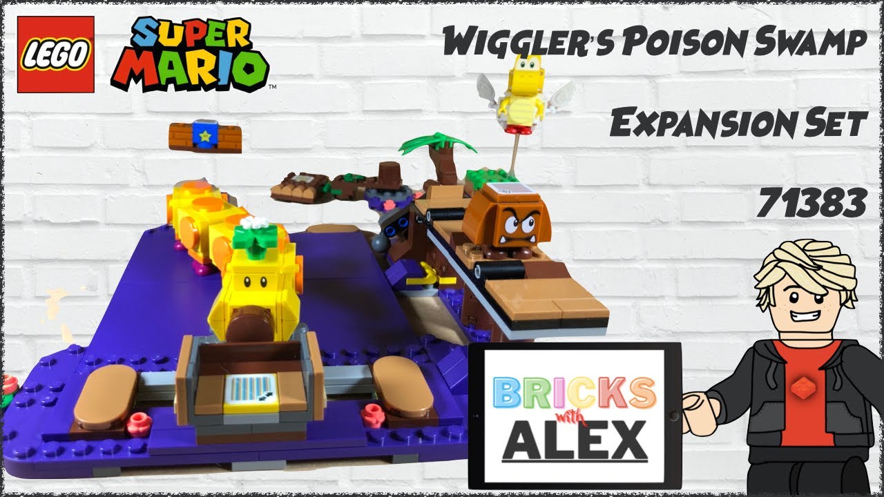 Lego Mario Wiggler's Poison Swamp Expansion Set 71383 - Speed Build and ...