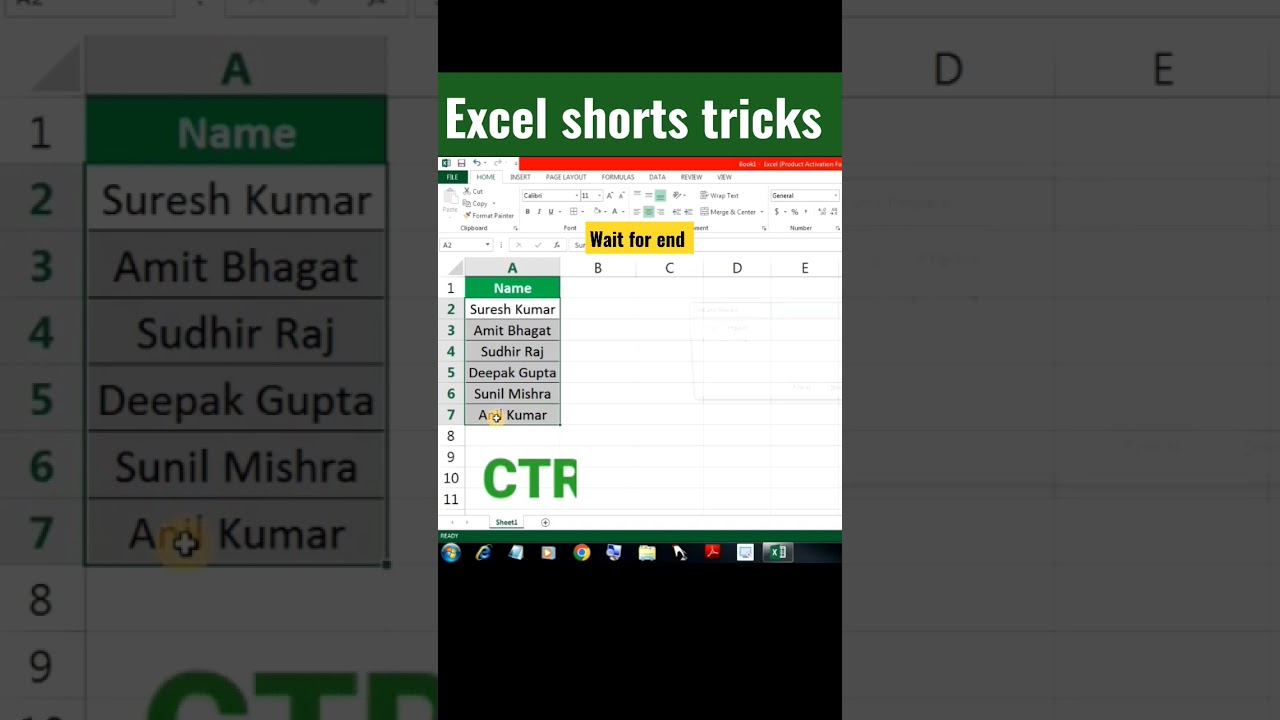 Excel Shorts Video Excel Excelvideos Youtubeshorts Shorts Short Youtube