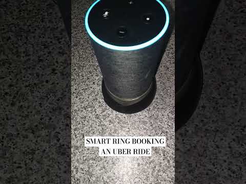 Smart Ring Booking An UBER RIDE with a custom Smart Home Smart Rings to ...