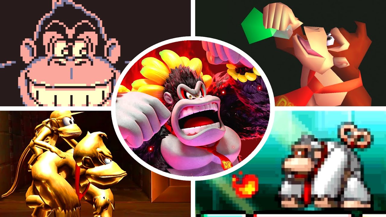 How Donkey Kong Power-Ups Evolved Over Time (1994 - 2025) - YouTube