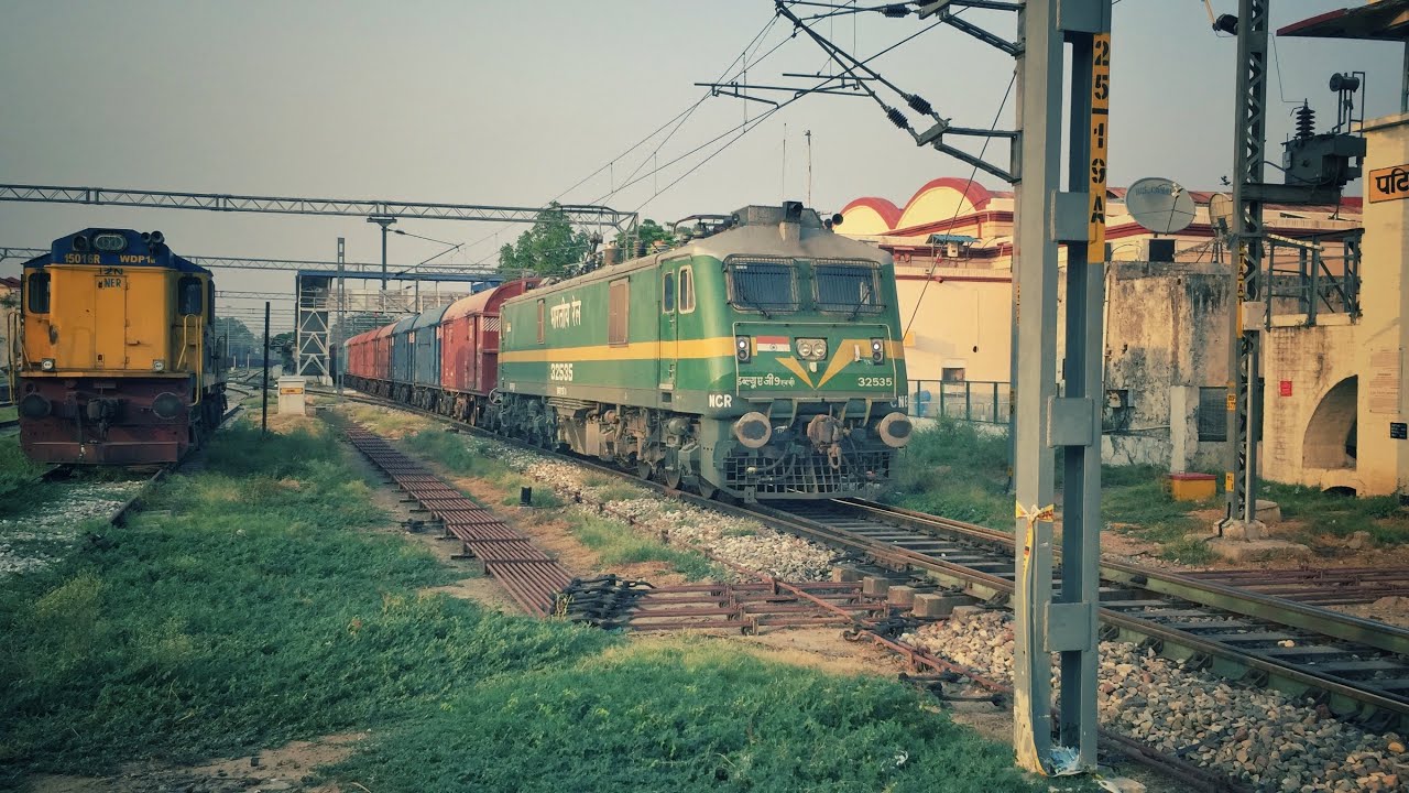 32535 CNB WA9HC WITH BCNHL CROSSING PATIALA - YouTube