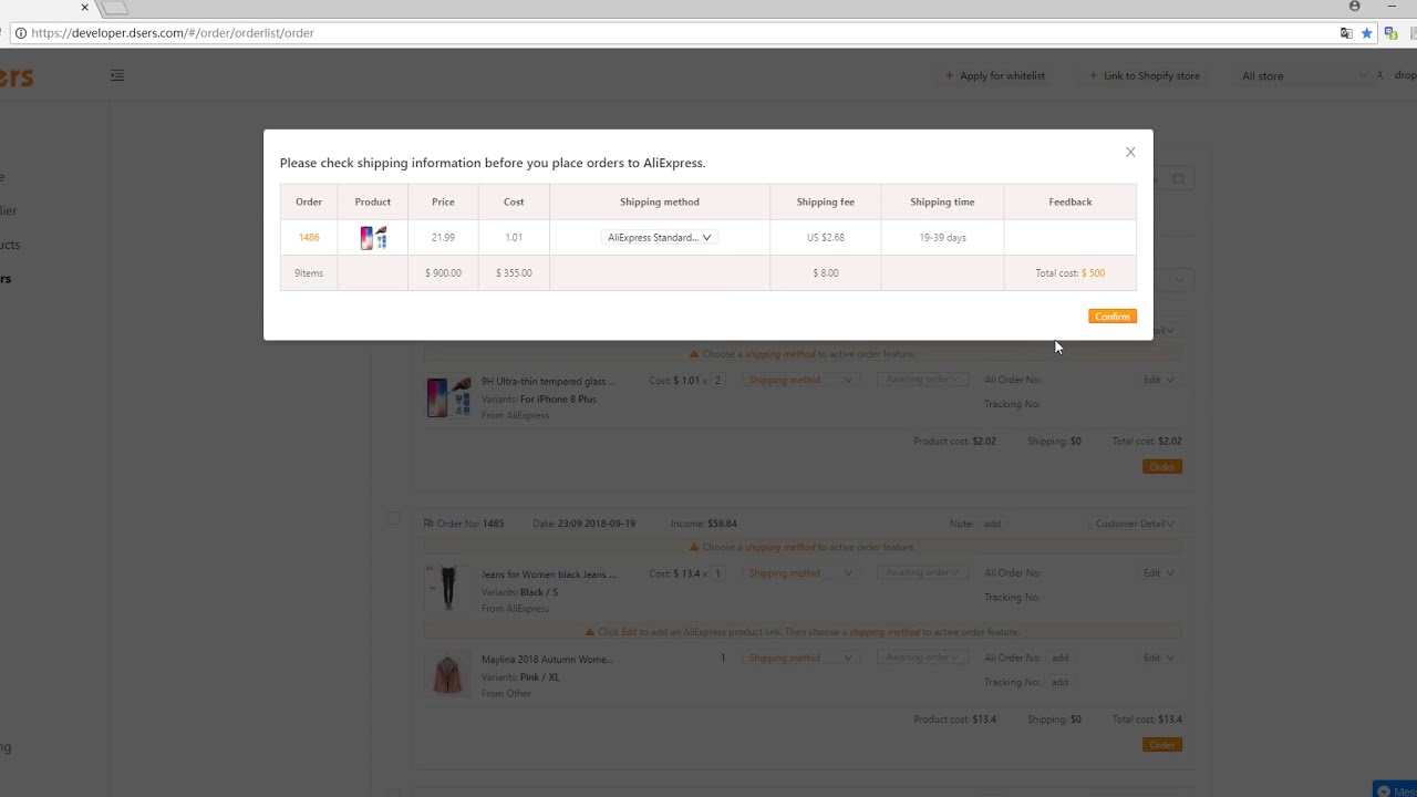 How to place orders with products linked to AliExpress - YouTube