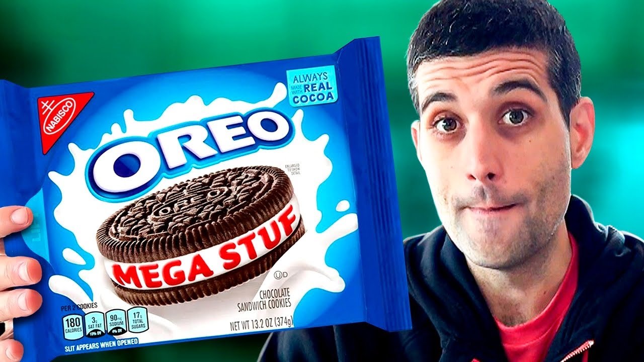 Comi o Oreo com MAIS RECHEIO que eu já vi na vida o MEGA STUFF - YouTube