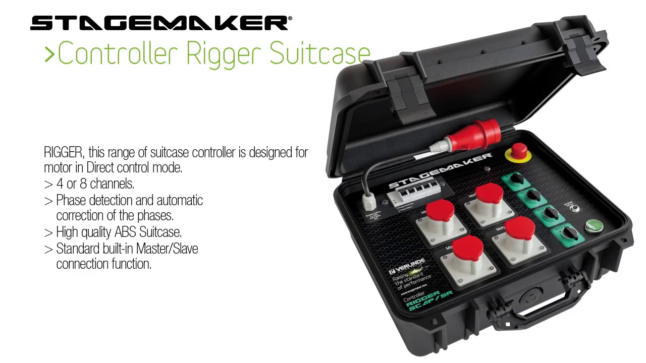 Verlinde Stagemaker Electric Chain Hoist - YouTube