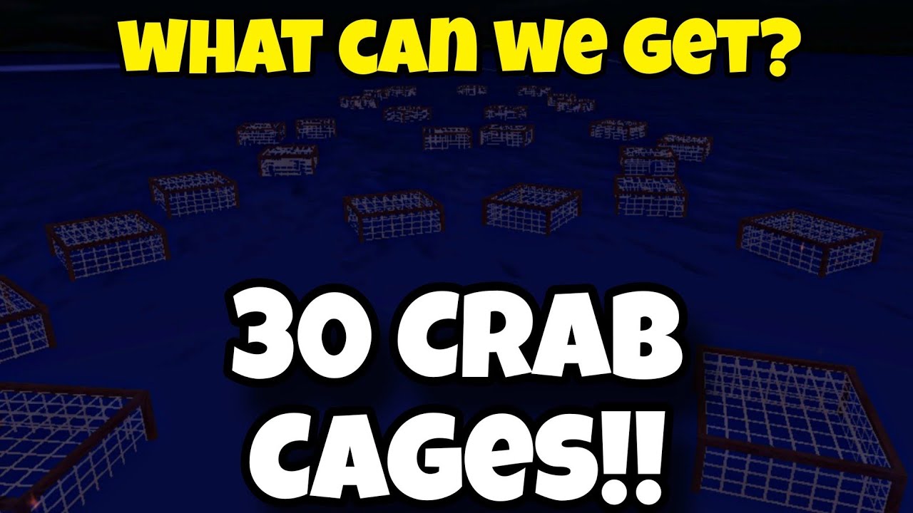CLAIMING 30 CRAB CAGES IN FISCH ROBLOX - YouTube