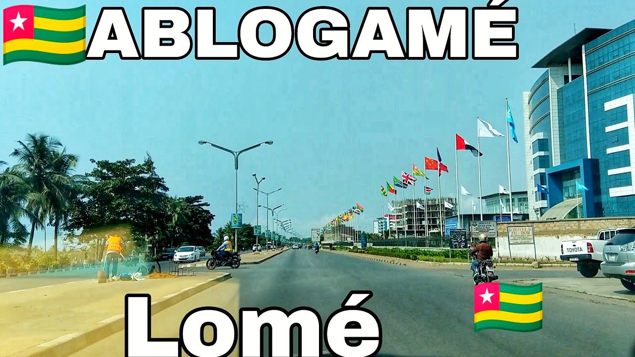 Down town Lomé. 4k drive in Togo🇹🇬 west Africa - YouTube