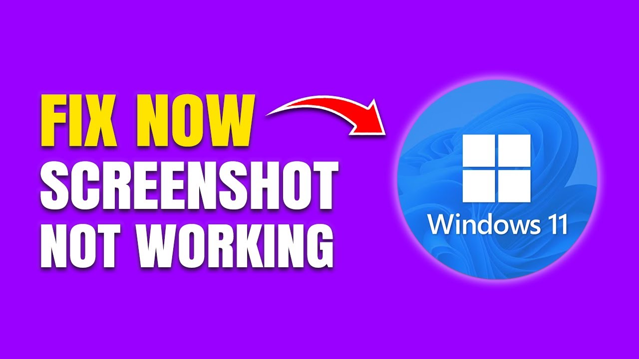 How to Fix Screenshot Not Working in Windows 11 (Quick Guide) - YouTube