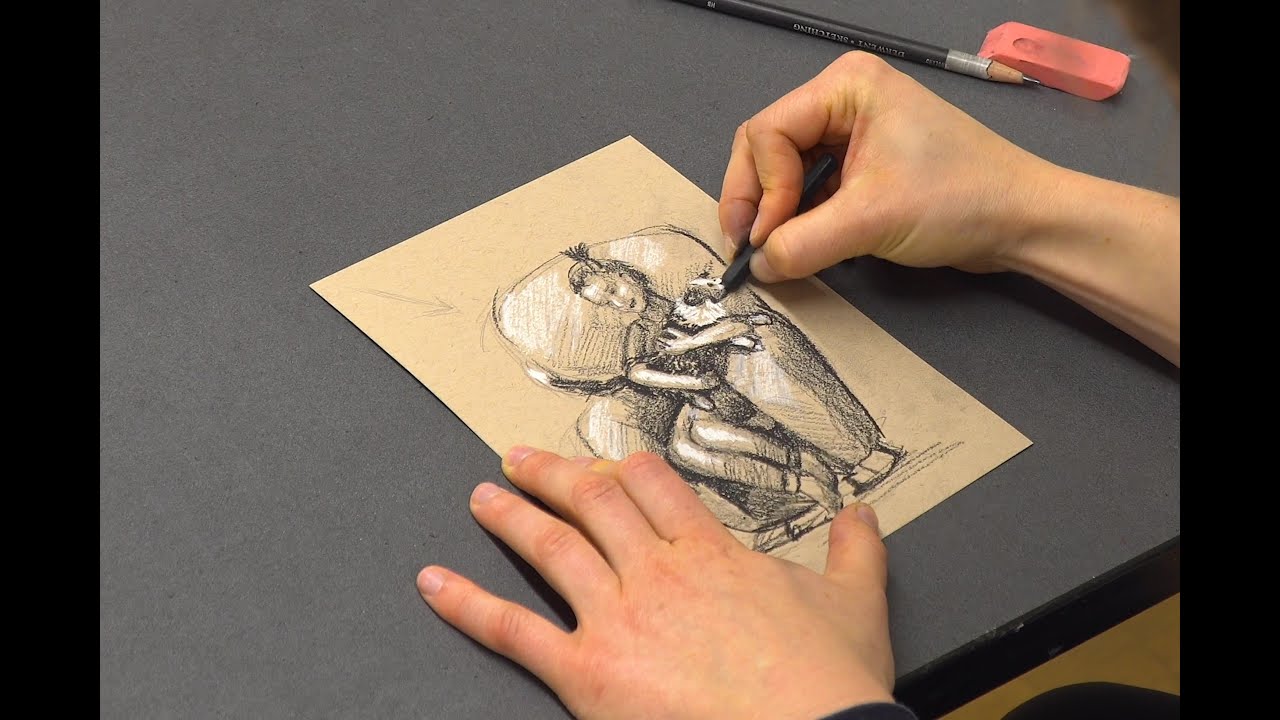 Kohl's Art Studio: Chalk Drawings - YouTube