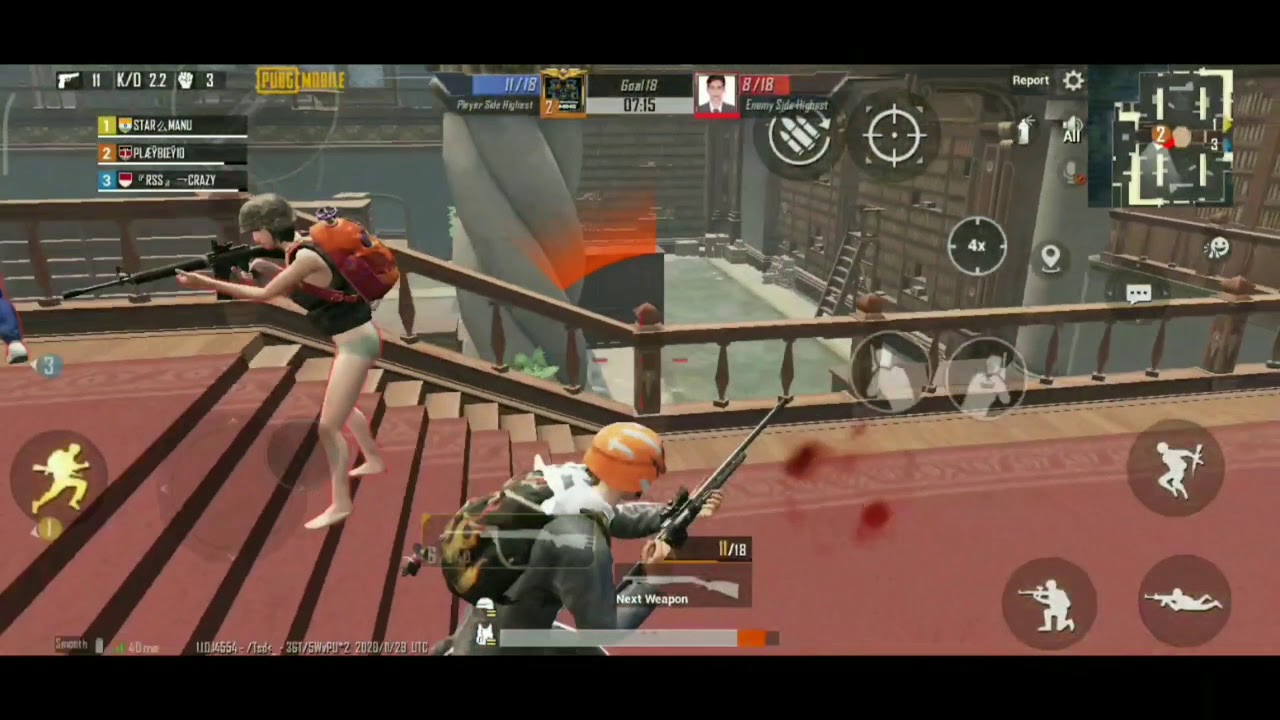 Intensive fight in library 4vs4 - YouTube