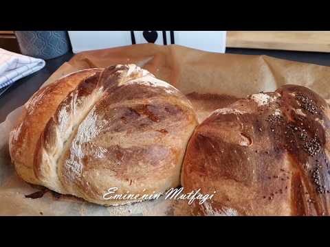 Evde tepside en lezzetli Vakfikebir ekmek nasil yapilir #vakfikebirbrot #emisküche #eminenmutfagi
