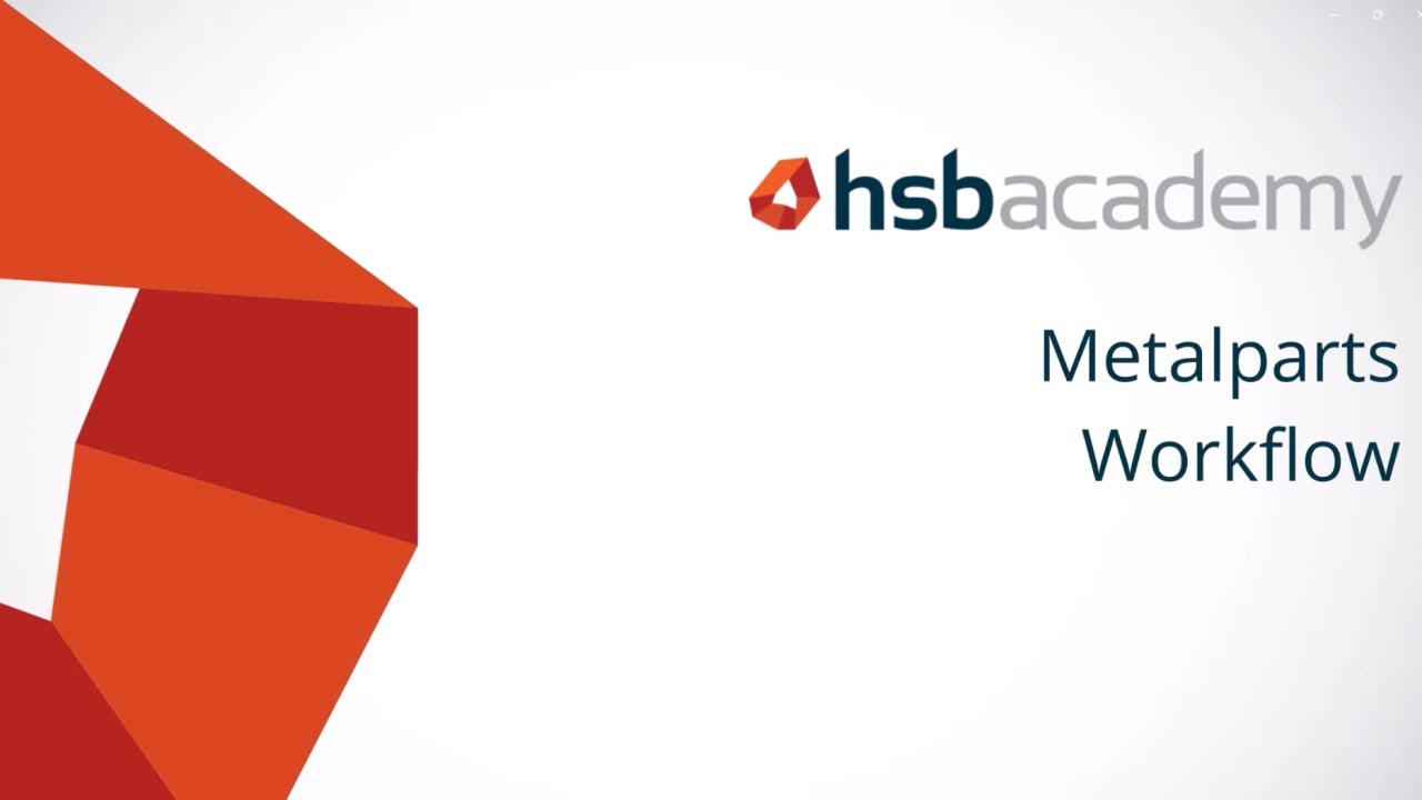 Metalparts Workflow | hsbDesign for AutoCAD® by hsbcad - YouTube