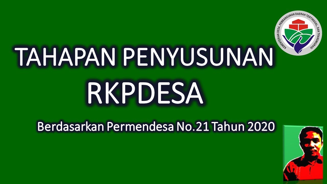 Tahapan Penyusunan RKPDesa - Permendesa No.21 Tahun 2020 - YouTube