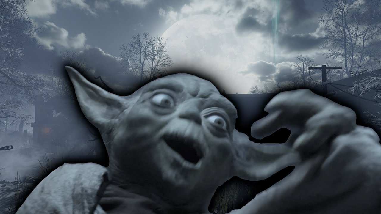 Yoda loads COD Zombies for the first time - YouTube