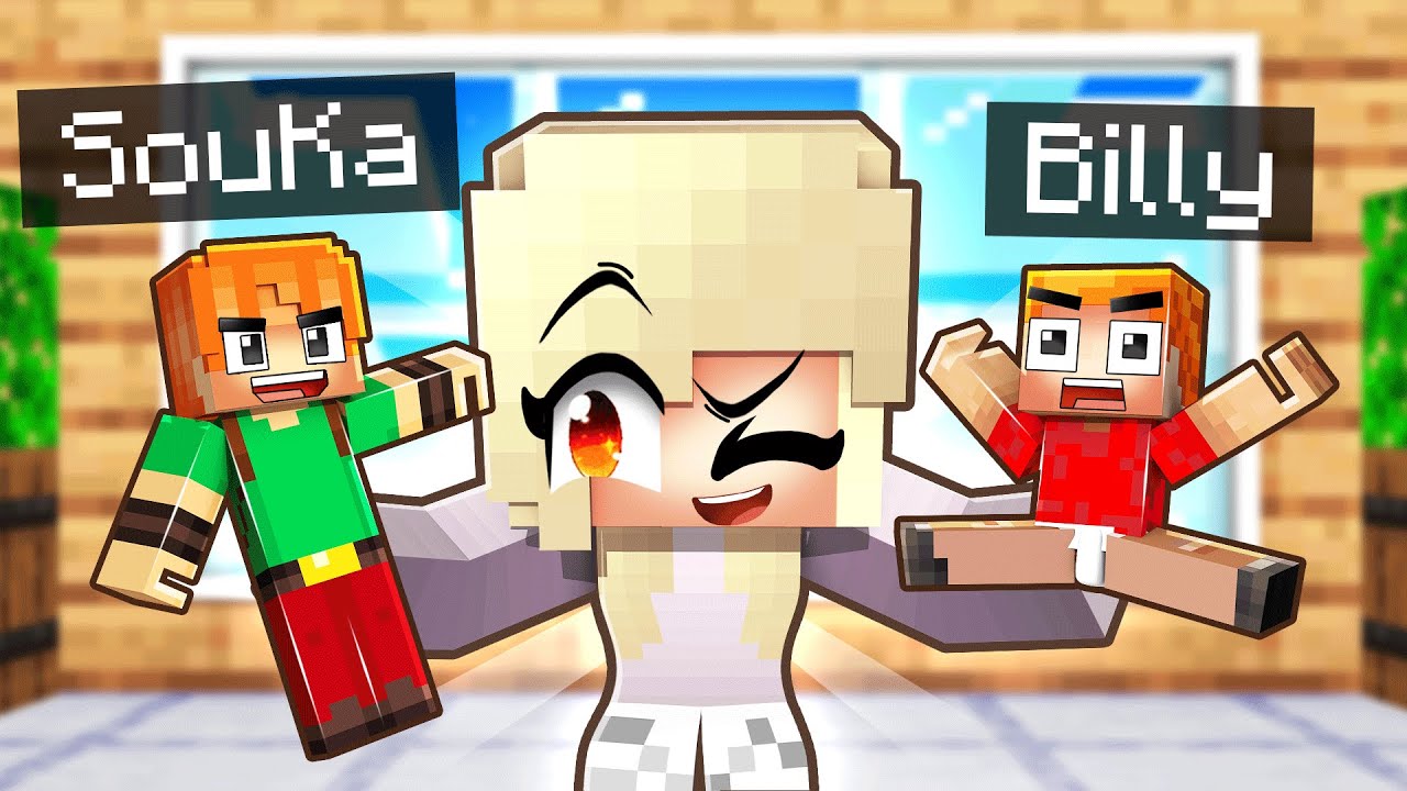 SOUKA devient une POUPÉE VIVANTE sur Minecraft ! - YouTube