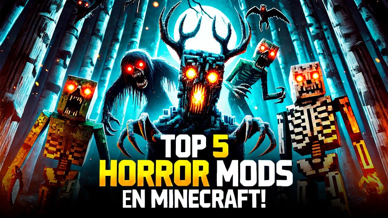 5 MODS HORROR MINECRAFT 2025 - YouTube