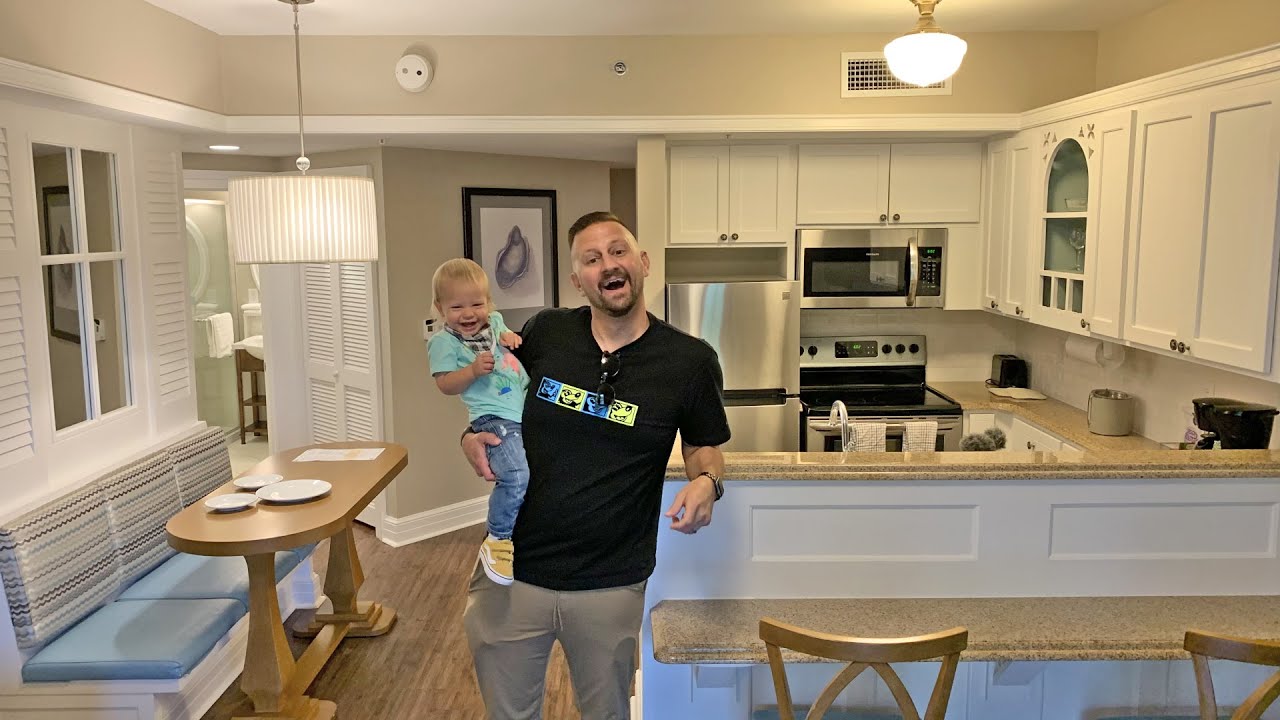 Disney's Beach Club Staycation Check In Day! New Stroller, Vacationing ...