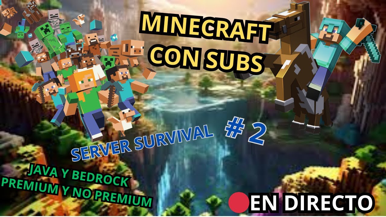 minecraft JAVA Y BEDROCK EN DIRECTO ESPAÑOL PREMIUM - YouTube
