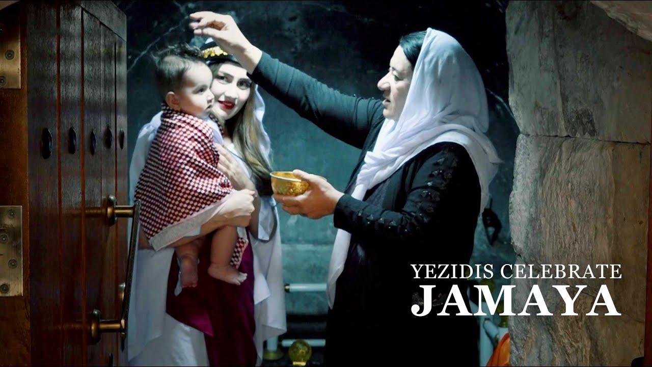 Yezidi's Jamaya Feast at Lalish Temple, Kurdistan - YouTube