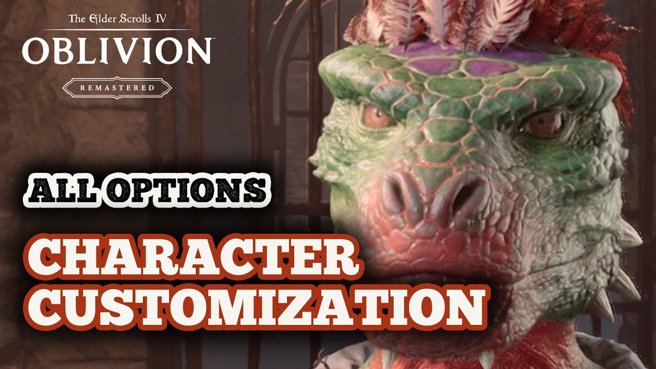 Oblivion Remastered Character Creation Customization Options - YouTube