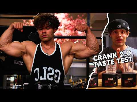 BRUST/ RÜCKEN + Crank 2.0 Taste Test | Neue Übung im Plan?