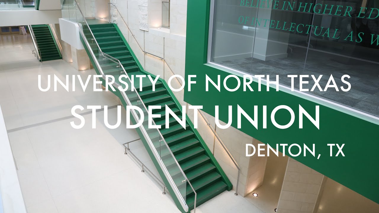 UNT Student Union Bldg Denton TX – Glass Railing System - YouTube