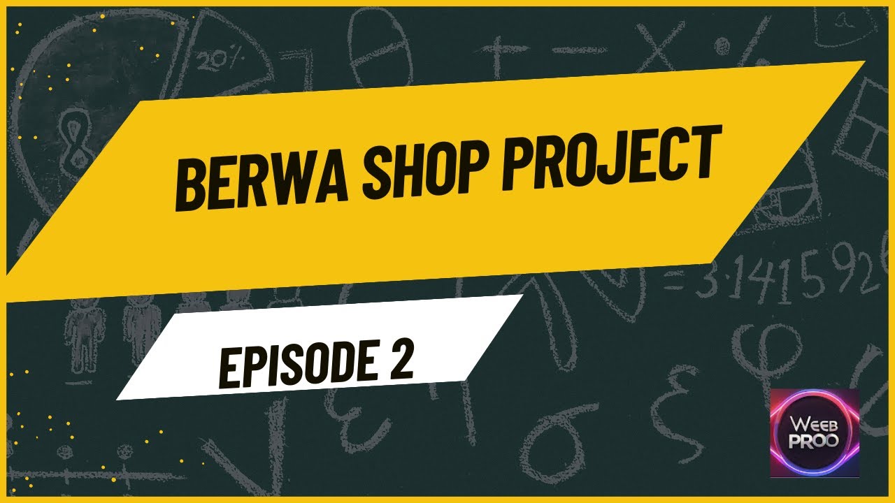 BERWA SHOP ep-2 a PHP project for Software Development - YouTube