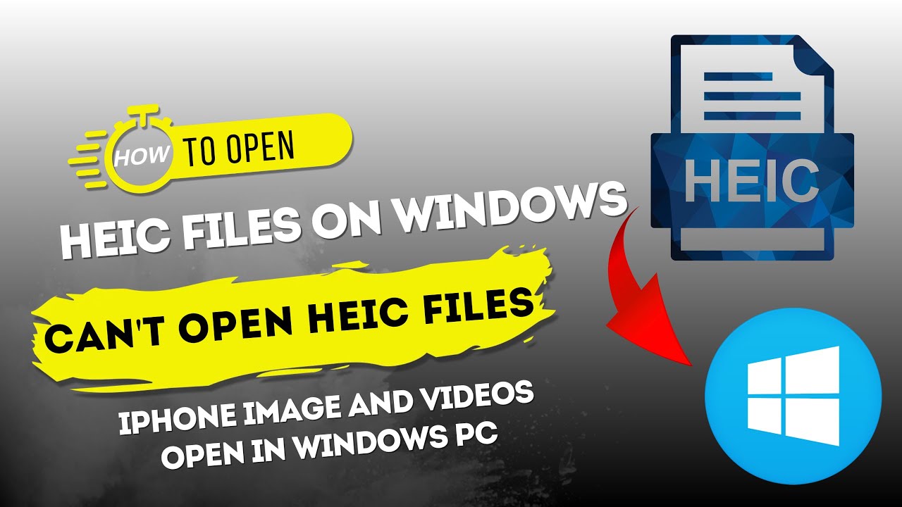 How to Enable & Open HEIC Files | How To Open HEIC Files In Windows 10/ ...