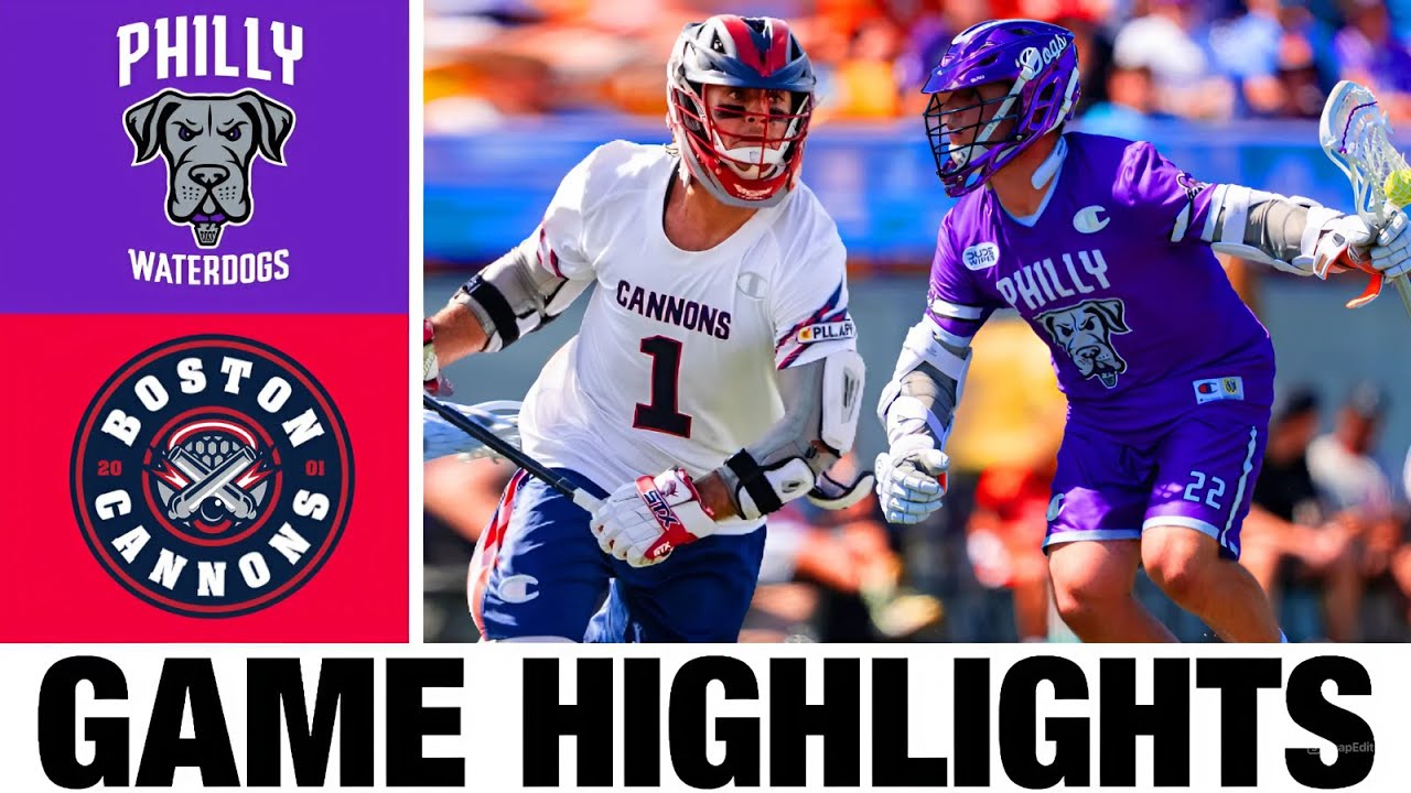 Philadelphia Waterdogs vs Boston Cannons Highlights | 2024 Premier ...