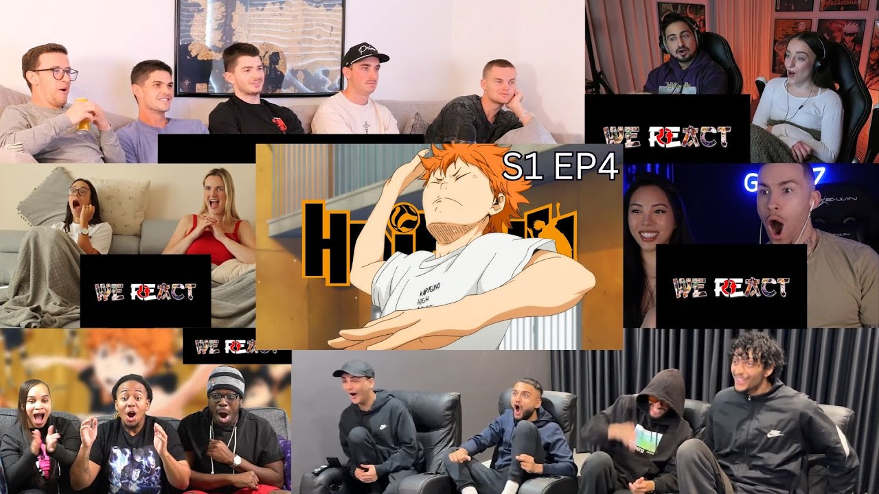 Haikyuu Season 01 Episode 04 | Reaction Mashup - YouTube
