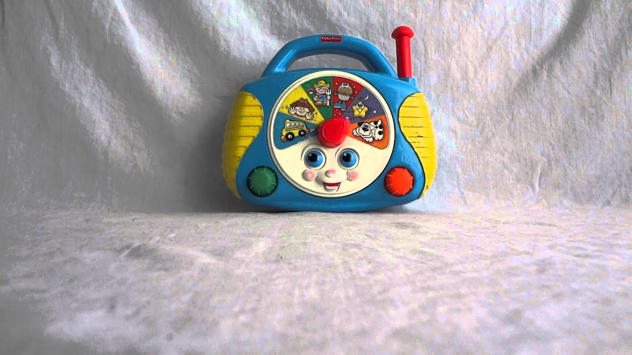 Fisher-Price Mattel Musical Play Radio - YouTube