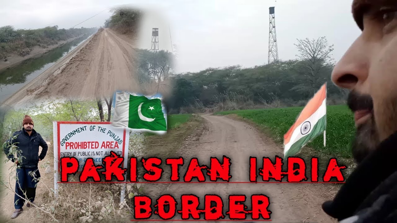 Pakistan India Border Zero Line | Last village on border - YouTube