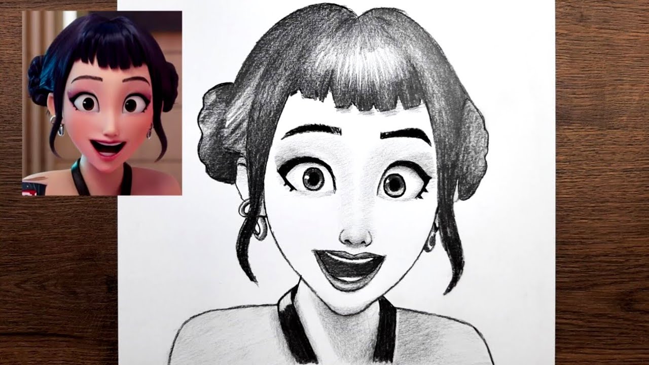 How to Draw Zoey | K-Pop Demon Hunters Zoey Drawing | Step by Step ...