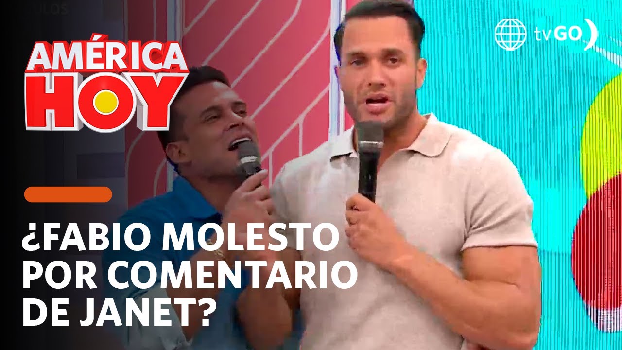 América Hoy: Fabio Agostini y Janet Barboza protagonizan tenso momento ...