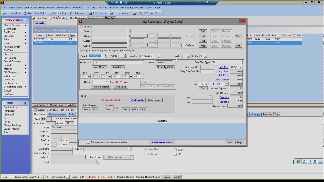 RDP Front Desk Training - YouTube