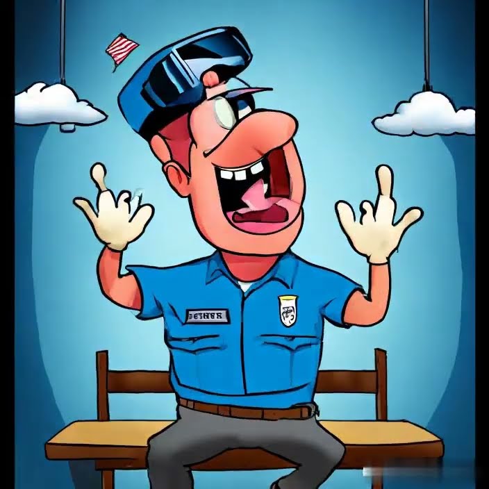 Crazy Cop I Animation#shorts - YouTube